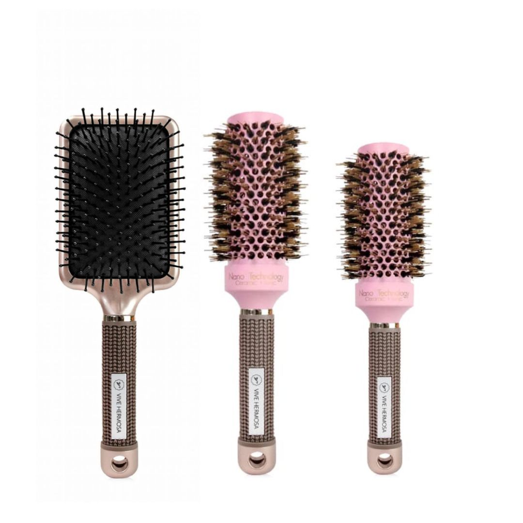 Kit de los 3 cepillos para blower – ViveHermosa